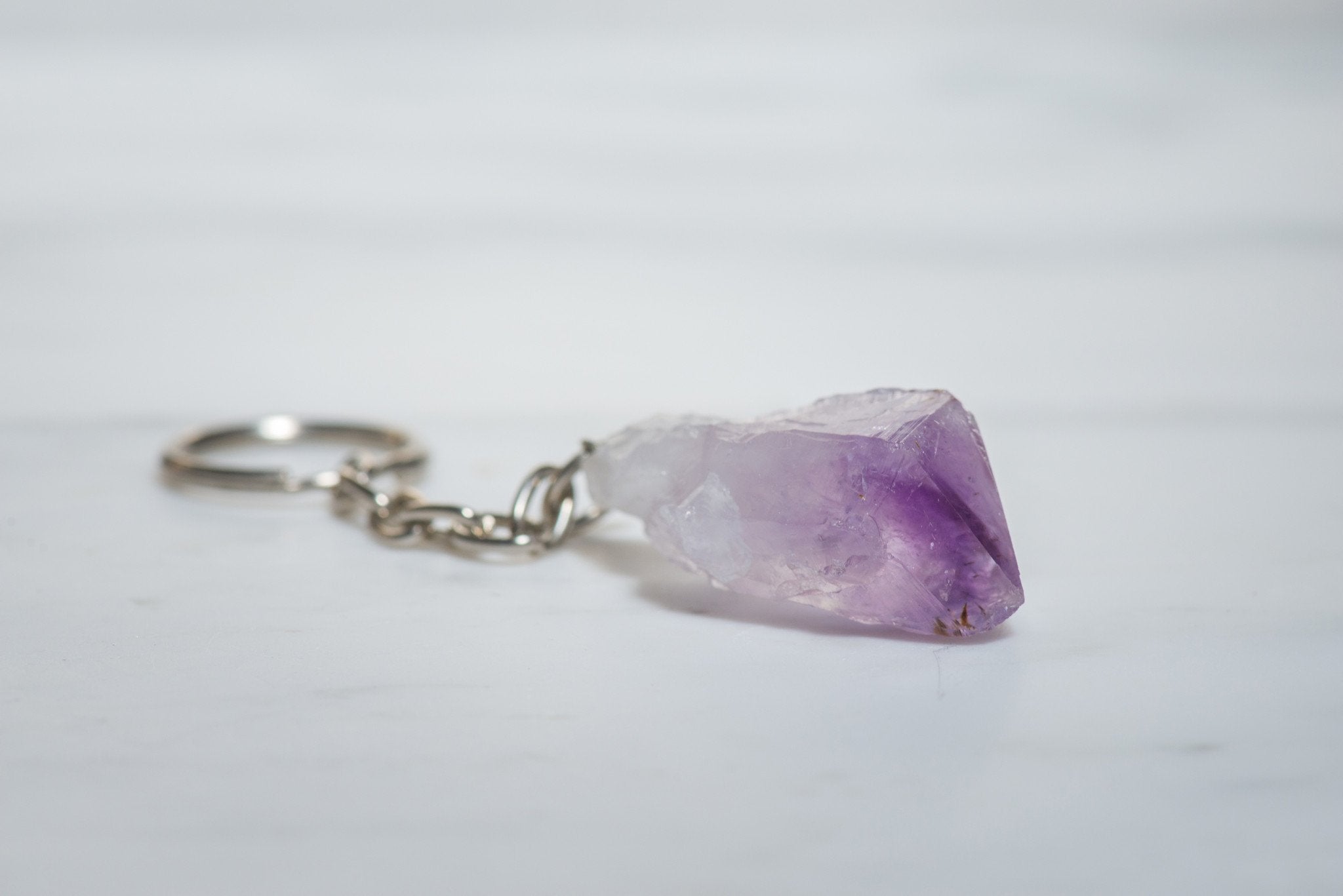 Amethyst Keychain – Sacred Light Soundbaths and Crystals