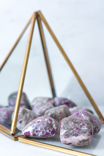 Tumbled Ruby Feldspar – Sacred Light Soundbaths and Crystals